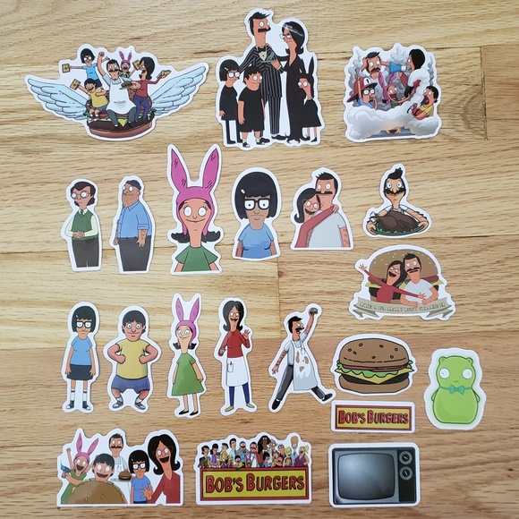 Other | 415 21 Bobs Burgers Stickers | Poshmark